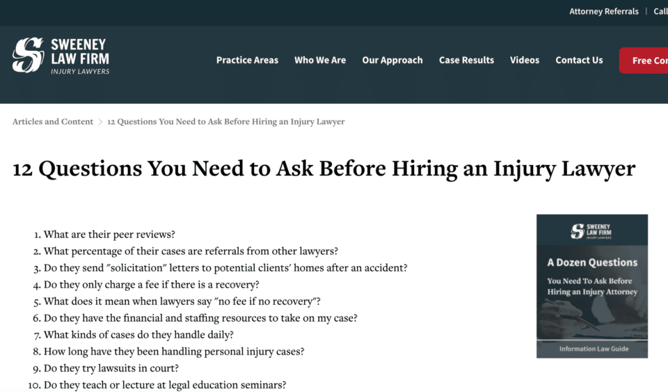 17 Personal Injury Blog Topics & Ideas That Will Drive Leads