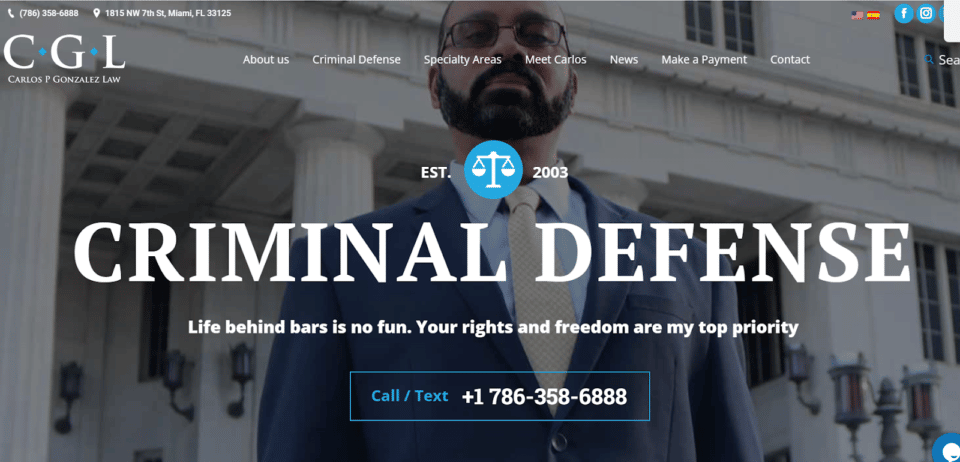 22 Best Criminal Defense Lawyer Websites in 2024