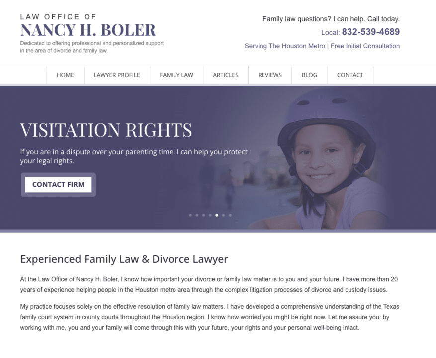 Family Lawyer Web Design: 20 Best Family Attorney Websites