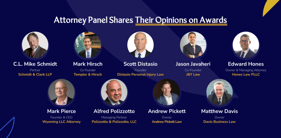 List of Lawyer Awards (And Do They Matter?)